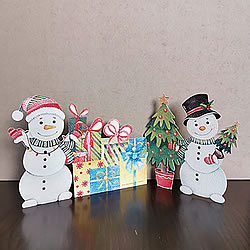 Christmasy Snowmen Card [AJD-L-X-DSH-005] - $6.49 : TheGoodLifeStore ...